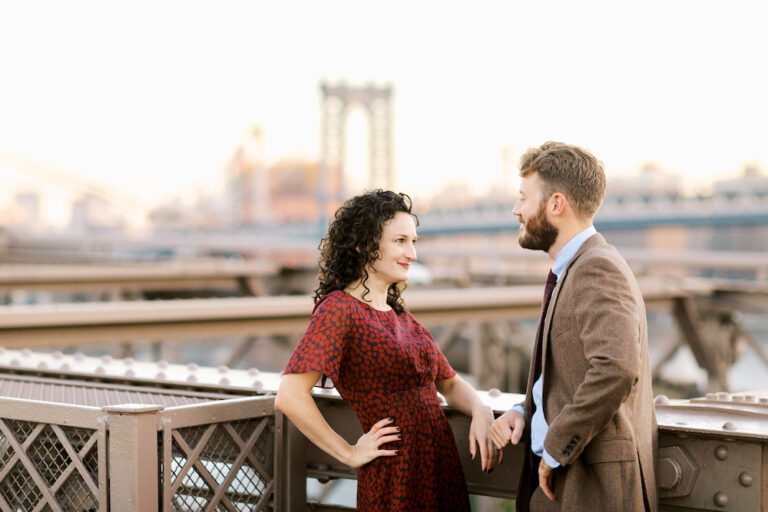 Brooklyn Bridge Engagement | Emily and John - Bethany Michaela